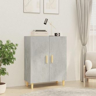 vidaXL Buffet Gris b&eacute;ton 70x34x90 cm Bois ding&eacute;nierie