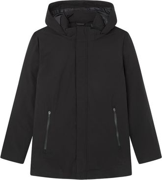 Springfield Herren ParkitaTechPuffedconcapuchadesmontable Jacke, Standardschwarz D, L