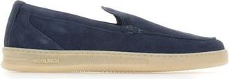 Woolrich Homme, Chaussures, Bleu, Taille: 45 EU Mocassins en Daim de Veau