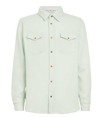 God's True Cashmere Long-Sleeved Cashmere Shirt Size XS