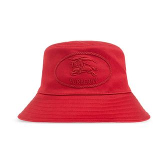 Burberry Homme, Accessoires, Rouge, Taille: XS Chapeau avec logo