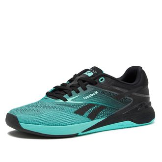Reebok Damen Nano X5 Sneaker Cross Training Gym Walking Schuhe, Ai Aqua/Schwarz, 37.5 EU