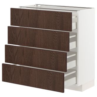 IKEA METOD / MAXIMERA Unterschr., 4 Fronten/4 Schubladen