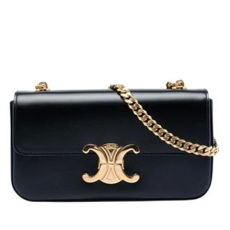 Celine Sac bandouli&egrave;re vintage doccasion - Femme - Pre-owned - Noir - Taille: ONE Size