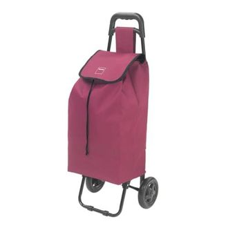 Metaltex Daphne Einkaufstrolley 40 L mit Regenschirmtasche, abnehmbare Tasche
