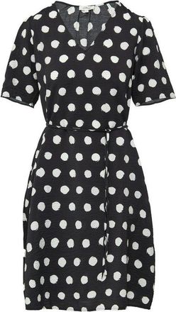 s.Oliver Minikleid Kleid Kurzes Kleid aus Viskosemix mit Puff&auml;rmeln