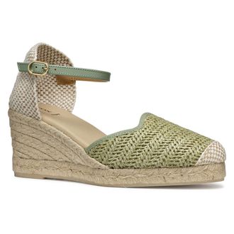 Geox Damen D GELSA Low E Wedge Sandal, Mint, 36 EU