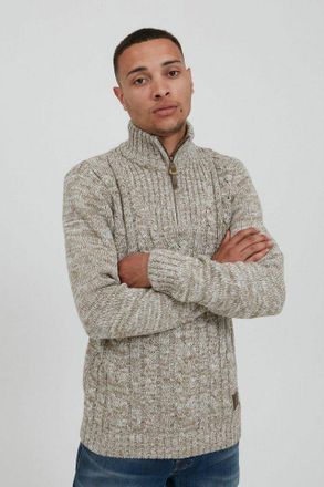 Solid Troyer SDPankraz W&auml;rmender Strickpullover mit Zopfstrickmuster