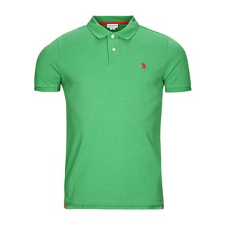 U.S.Polo Association Gr&uuml;nes Poloshirt Kurzarm - - Tops - Herren - Gr&uuml;n - L