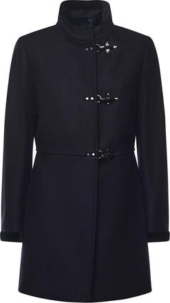 Fay Manteau Au Genou - Noir