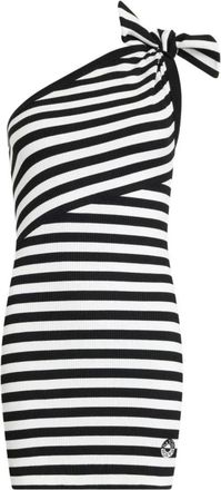 Patou Femme, Robes, Multicolore, Taille: 38 FR One Shoulder Rib Mini Dress