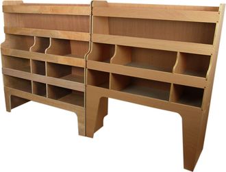 MonsterShop Fahrzeugeinrichtung Autoregal Lieferwagen Fahrzeugregal Fahrzeugausbau (Ford Transit Custom SWB & LWB)