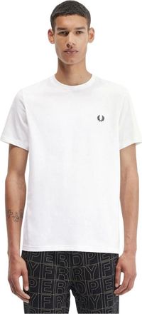 Fred Perry Homme, Tops, Blanc, Taille: XL Laurel Wreath Graphic T-Shirt