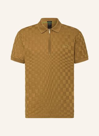 HUGO BOSS Jersey-Poloshirt icons70 Regular Fit braun