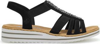 Rieker Sandalen V0652-00 Schwarz