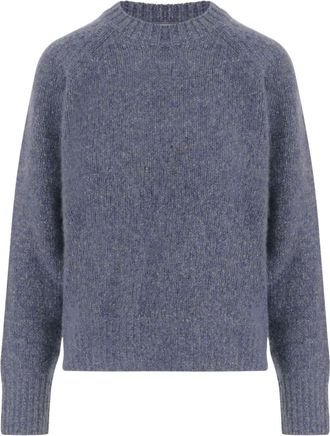 Allude Femme, Pulls, Bleu, Taille: 40 FR Pull en Cachemire