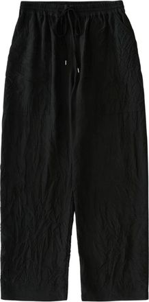 STUDIO NICHOLSON Femme, Pantalons, Noir, Taille: 40 FR Elastic Waist Draw Cord Pant