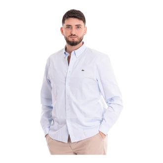 Lacoste Homme, Chemises, Bleu, Taille: 2XL Chemise Manches Longues
