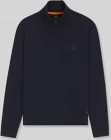 Boss Orange by Hugo Boss Regular Fit Troyer aus reiner Baumwolle Modell Zetrust