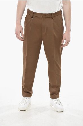 Paolo Pecora DUOMO Jersey Relaxed-Fit Chino Trousers size 52