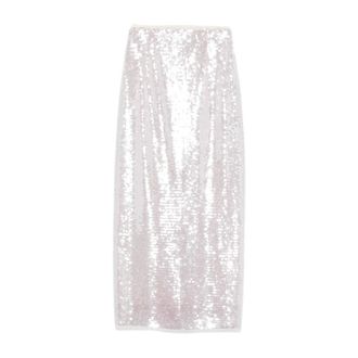 Forte_Forte Femme, Jupes, Gris, Taille: 42 FR Sequin Midi Skirt