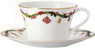 Hutschenreuther 02048-726037-14675 Nora Christmas Tee-/Cappuccinotasse 2tlg. (1 Set)