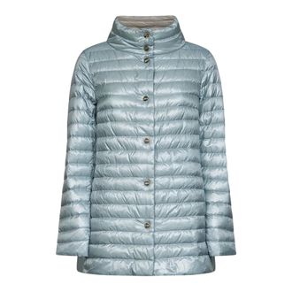 Herno Femme, Vestes, Bleu, Taille: 38 FR Down Vestes