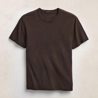 James Perse Crewneck Short-Sleeve T-Shirt - Brown
