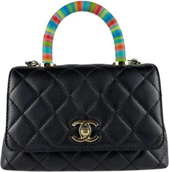 Chanel Sac &agrave; main Pre-owned- Sac bandouli&egrave;re - Femme - Pre-owned - Noir - Taille: ONE Size