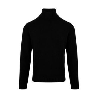 FILIPPO DE LAURENTIIS Homme, Pulls, Noir, Taille: L ML Treccia Turtleneck