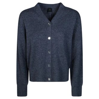 Pinko Vienna Cardigan - - Knitwear - Damen - Grau - S