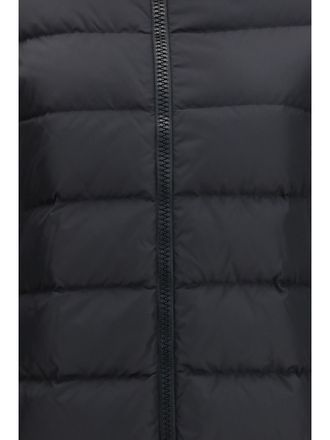 Herno Womens Hooded Down Jacket Black Polyester Puffer
