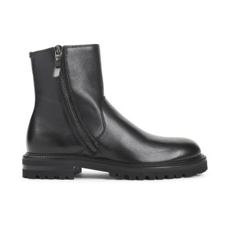 Giorgio Armani Homme, Chaussures, Noir, Taille: 42 EU Bottes Cheville Noires pour Homme