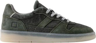 D.A.T.E. D.a.t.e., Homme, Chaussures, Vert, Taille: 40 EU Camoscio Baskets