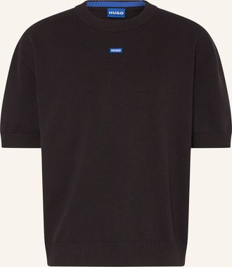 HUGO BOSS Hugo Strickshirt San Carson schwarz