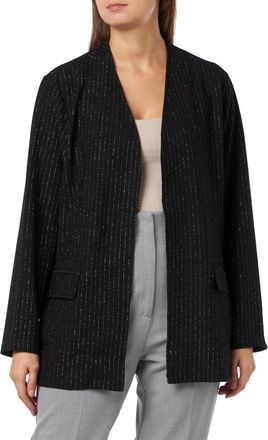 Only Carmakoma Carlisa Shine Pinstripe Blazer JRS