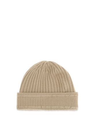 Burberry Mens Wool Beanie Sand Merino Ovis Aries Hats E Hairbands