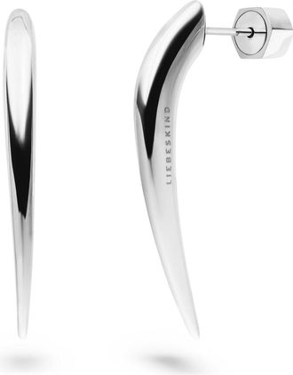 Liebeskind BERLIN Spikes Ohrring - Ohrstecker aus Edelstahl - Silber - 3 cm - Steckverschluss - wasserfest & hautfreundlich