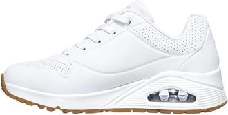 Skechers Femme Uno Stand Air Fashion-Sneakers, White Durabuck Mesh, 37 EU Large