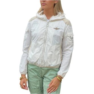 Aeronautica Fr&uuml;hlingsjacke - - Jackets - Damen - Beige - L