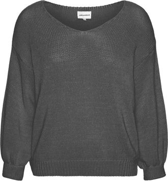 Americandreams Americandreams, Femme, Pulls, Gris, Taille: 40 FR Milana LS Light Cotton Pullover