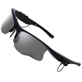 Generic Lunettes de soleil intelligentes sans fil avec haut-parleur, lunettes de sport polaris&eacute;es pour cyclisme, camping, course &agrave; pied, lunettes de soleil au