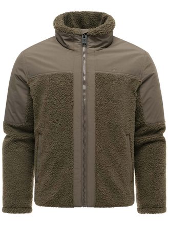 Stone Harbor Herren Sherpa-Fleecejacke Riveen - Teddyjacke mit Stehkragen