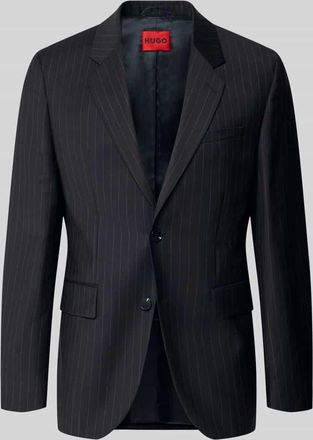 HUGO BOSS Regular Fit Sakko aus Wolle mit Brusttasche
