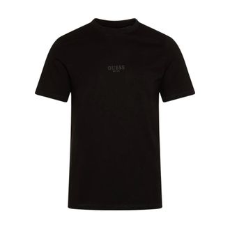 Guess Homme, Tops, Noir, Taille: M Tee-shirts-T-S manches courtes-Guess jeans