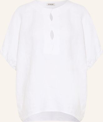 SoSUE Sosue Blusenshirt Aus Leinen weiss