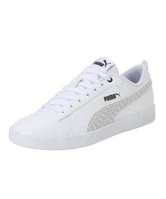 Puma Womens Smash WNS V2 Mono Sneaker, weiß, 42.5 EU