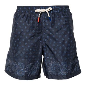 Altea Print Badehose - - Swimwear - Herren - Blau - XL