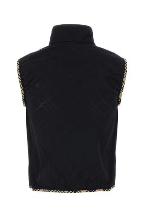 Burberry Womens Stretch Nylon Vest Black Elastane Vests