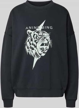 Anine Bing Regular Fit Sweatshirt mit Logo-Print